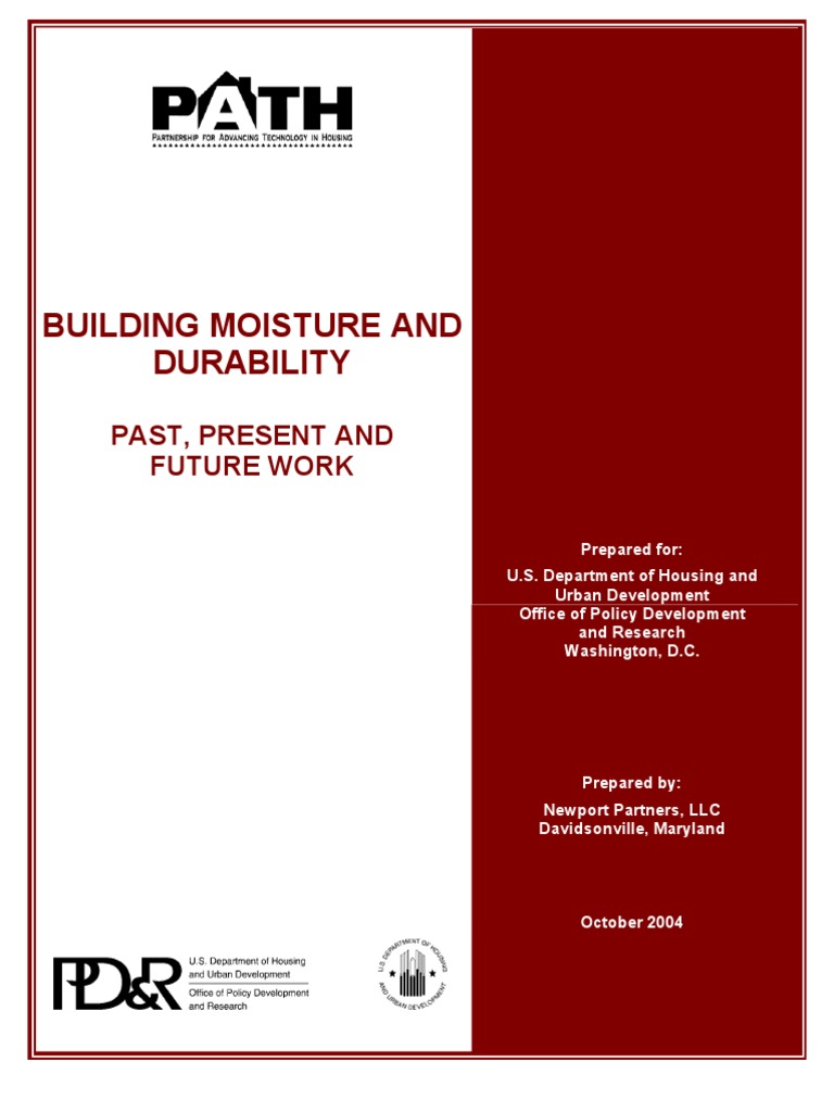 Building Moisture and Durability Construction | PDF | Survey ...