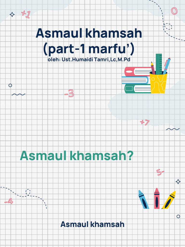 Asmaul Khamsah 1 | PDF