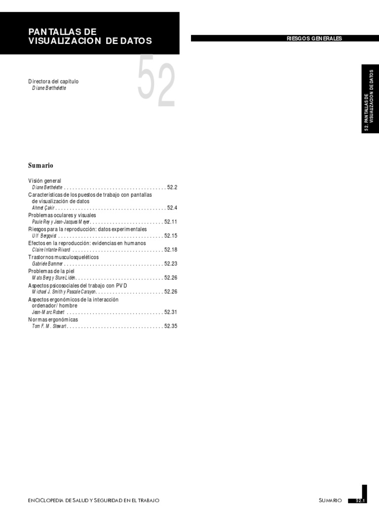 Enciclopedia OIT Tomo 2 Capítulo 52. Pantallas de Visualización de Datos | Unduh gratis PDF ...