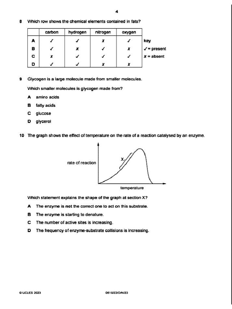 Igcse Biology Chapter 2324 | PDF