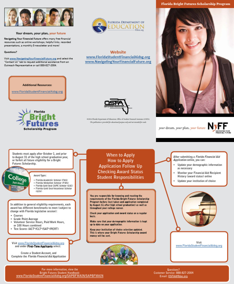 Bright Futures Scholarship Overview | PDF | Education Finance | Students