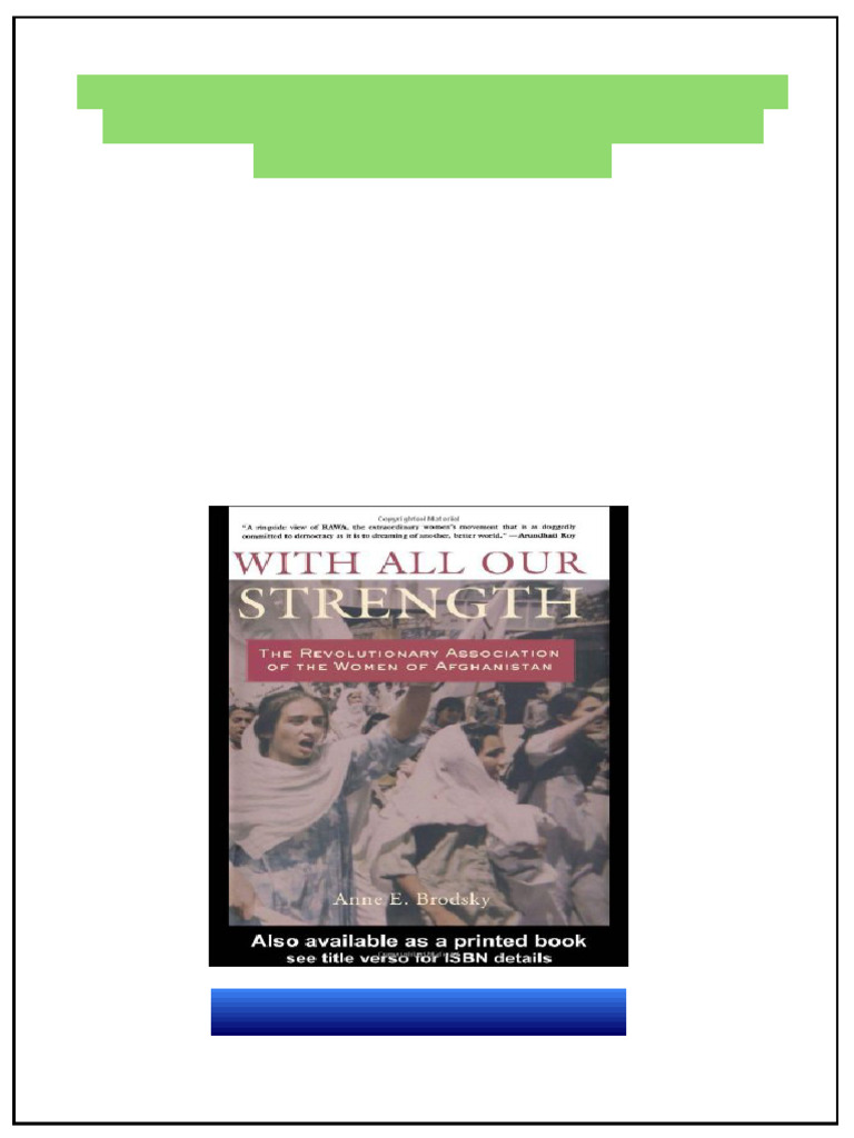 With All Our Strength The Revolutionary Association of the Women of ...