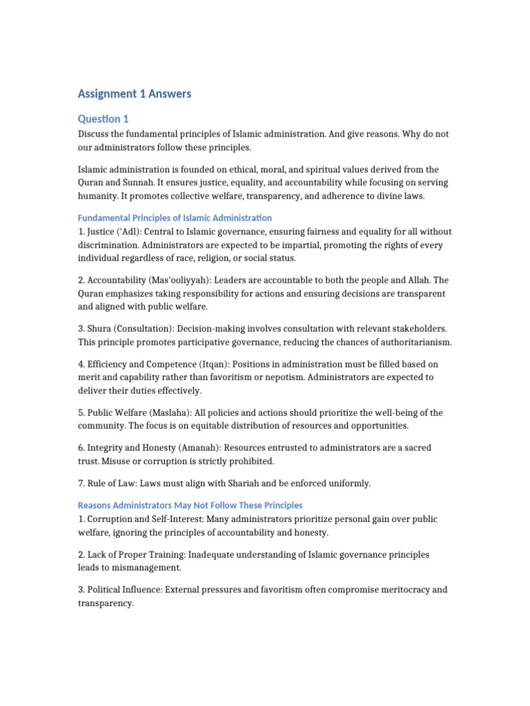 Complete Assignment 1 Answers | PDF | Classroom Management | Teachers