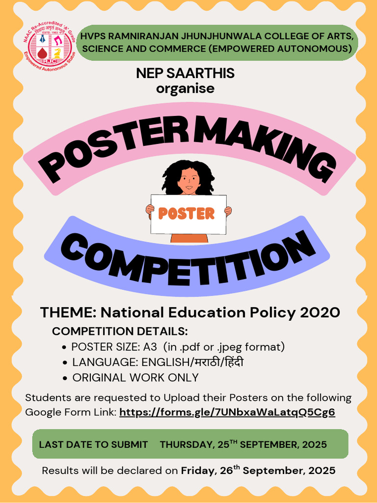 NEP 2020 Poster Making Competition | PDF