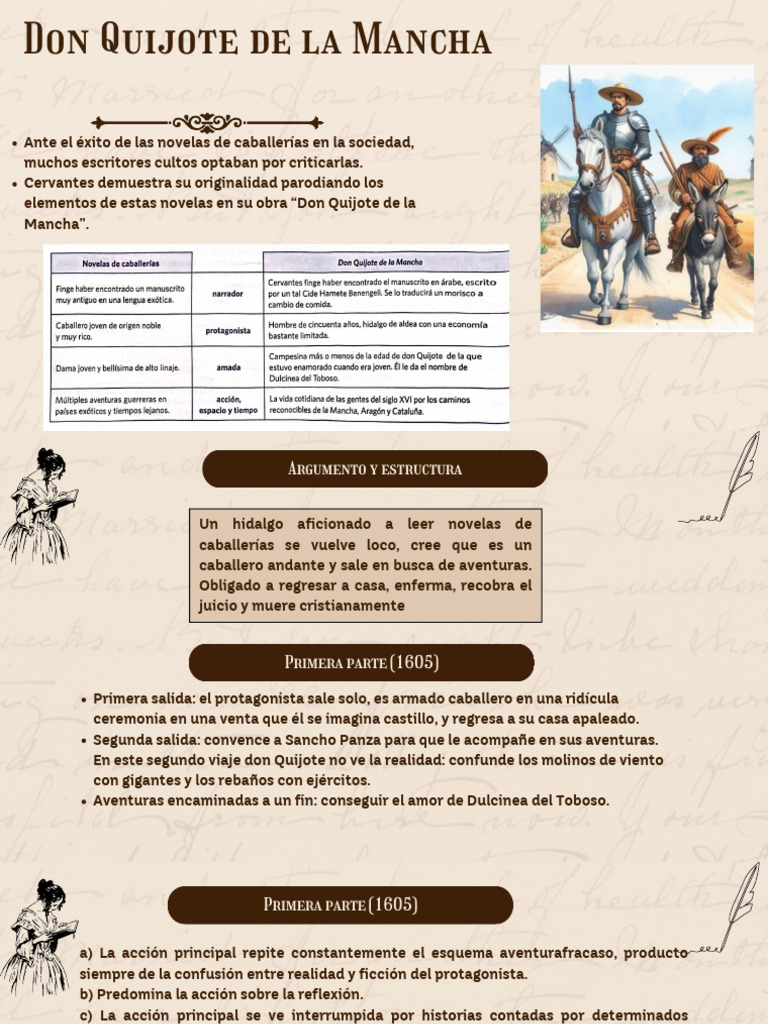 Presentación Don Quijote de La Mancha | PDF | Don Quijote