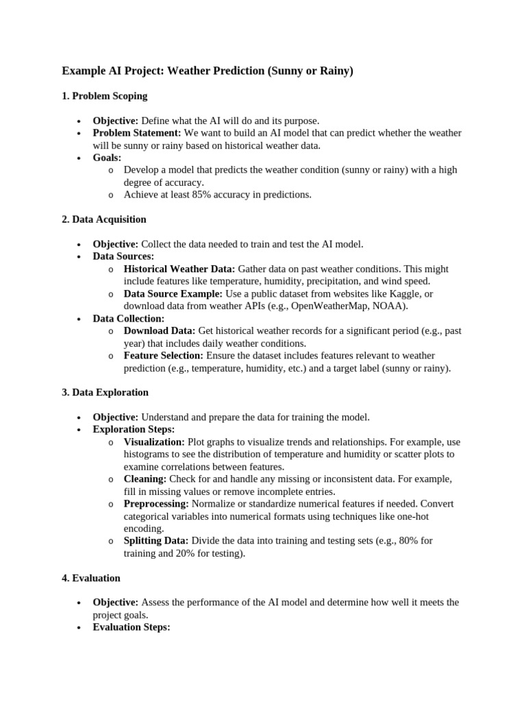 AI Weather Prediction Model Overview | PDF | Accuracy And Precision ...