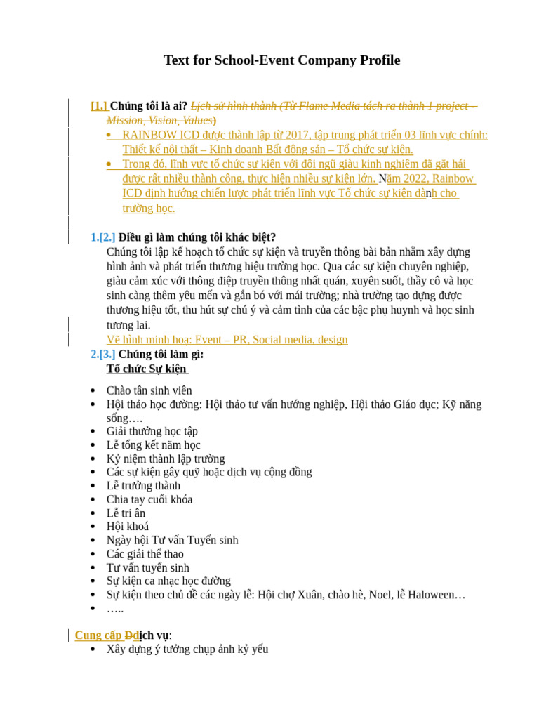 Event Company Profile | PDF