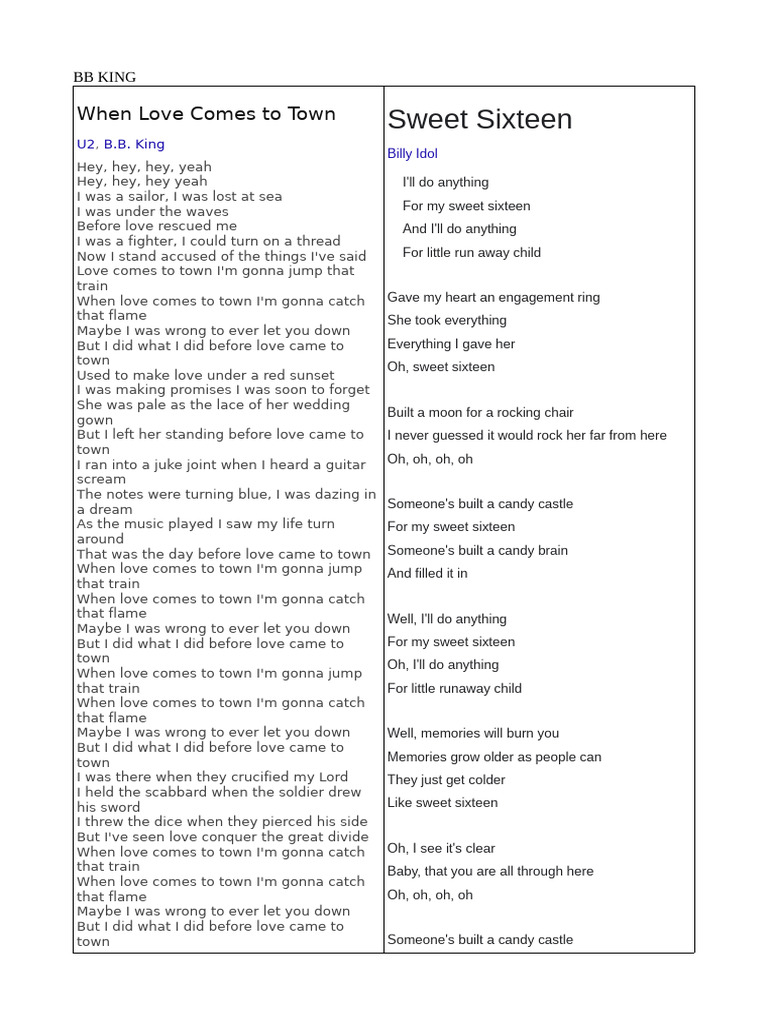 BB King | PDF