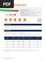 Tabla de Calibres de Cables Segun El Amperaje Compress | PDF