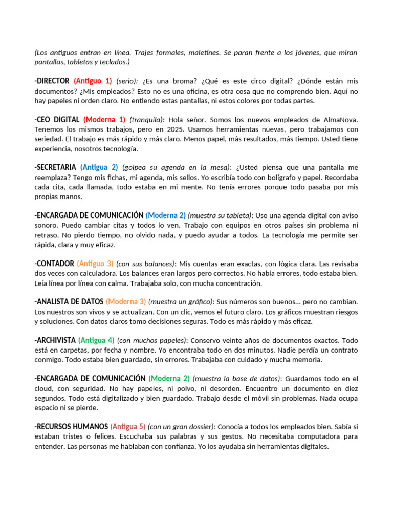 Script en Espagnol | PDF