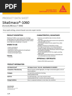 Sikaquick - 2500 | PDF | Concrete | Pascal (Unit)