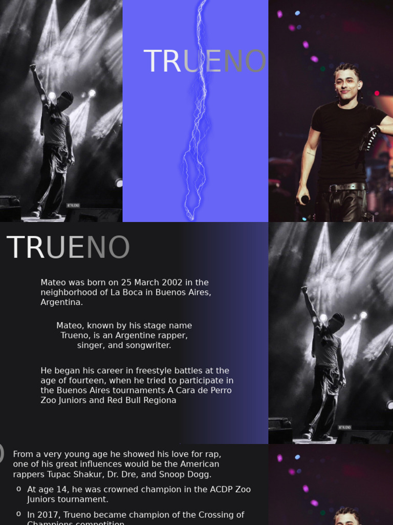 Trueno: Argentine Rapper & Freestyle Champion | PDF