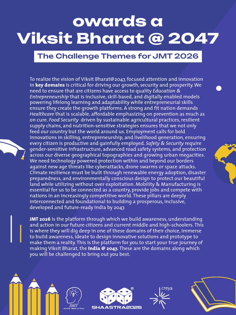 Challenge Themes For JMT 2026 | PDF | Food Security | Poverty