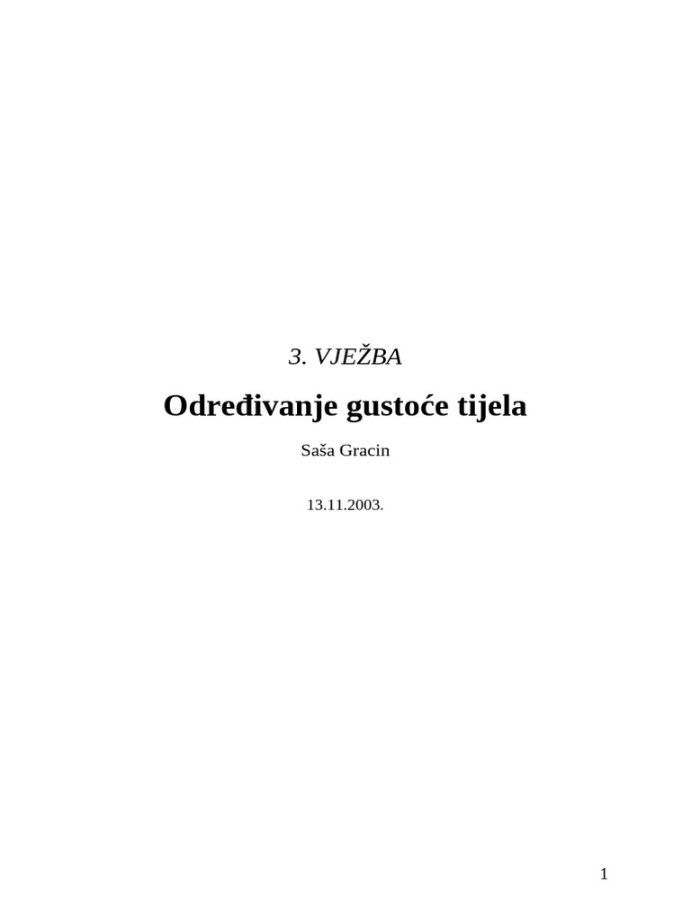 3 Vjezba | PDF