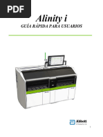 Guía Rápida Alinity i de Abbott | PDF | Botón (Computación) | Software