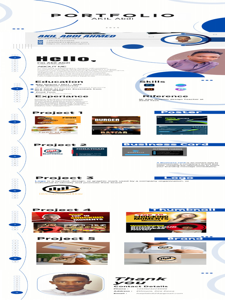 Akil Abdi Portfolio 2025 | PDF