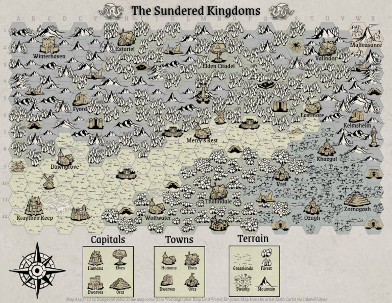 3 Map Letter Spellswords Alpha v0.8 | PDF | Fantasy | J. R. R. Tolkien