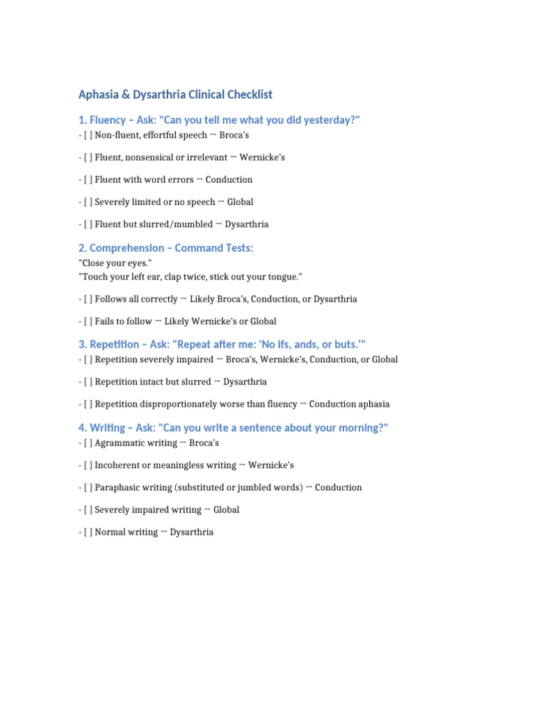 Paraphasia in Aphasia Assessment | PDF