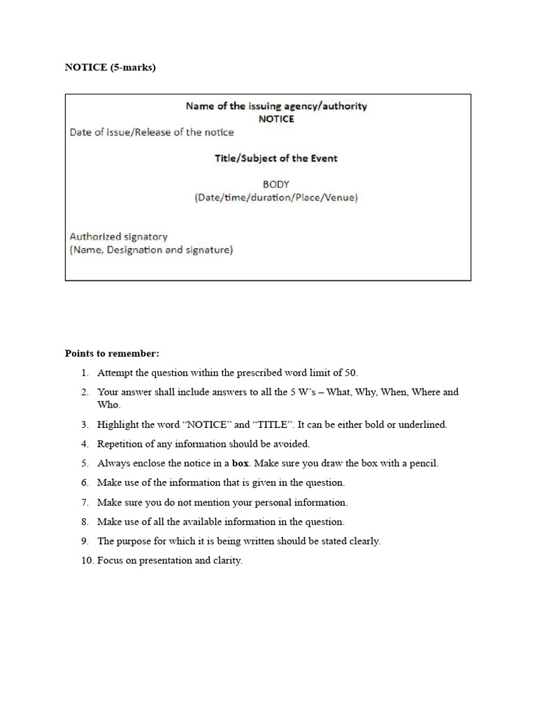 Class 12 Writing Skills Final | PDF