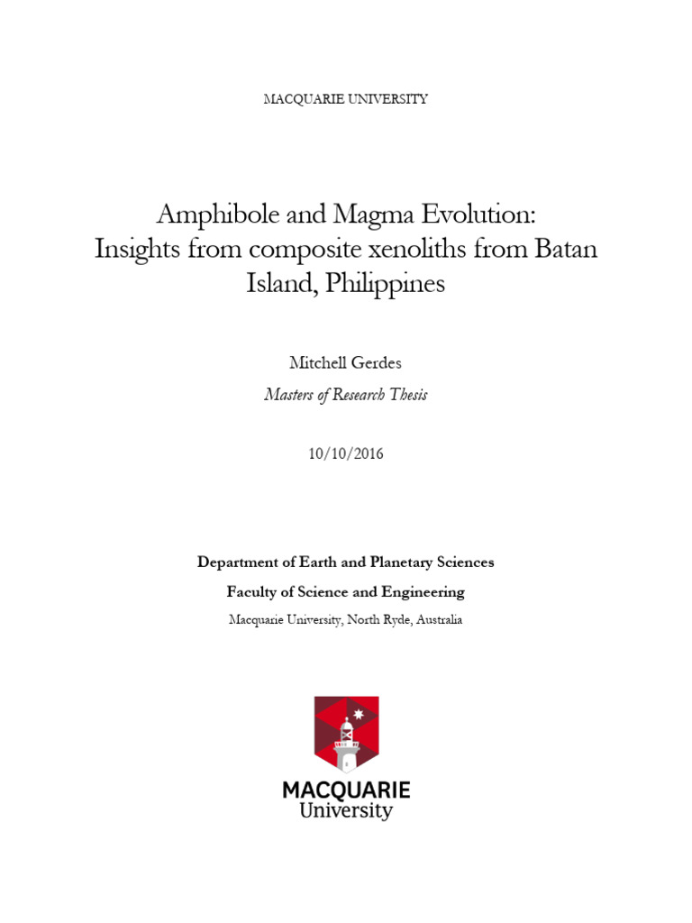 Amphibole and Magma Evolution Study | PDF | Volcano | Magma