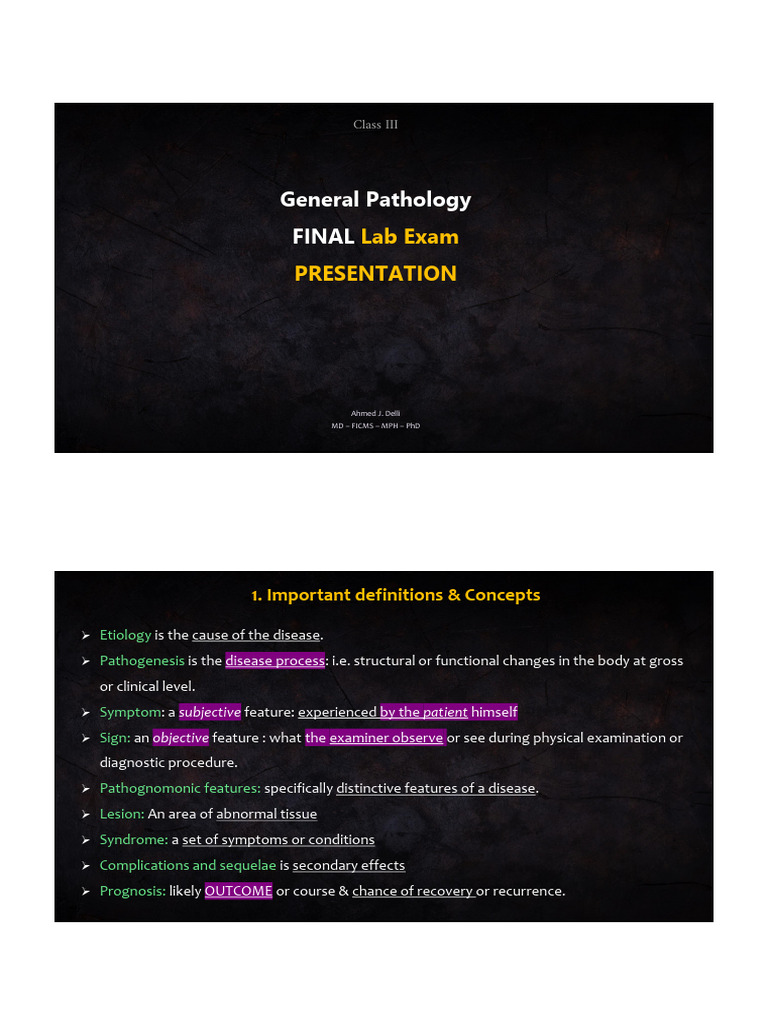 Pathology Lab Final Student Material April 20 250502 110152 | PDF ...