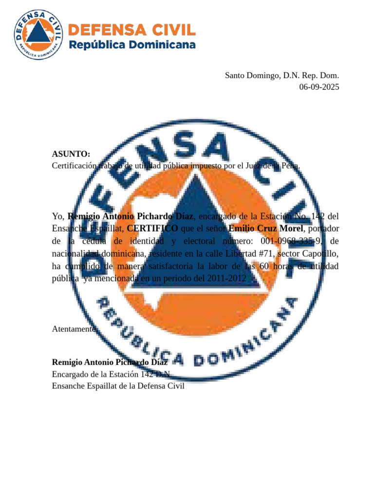 Defensa Civil | PDF