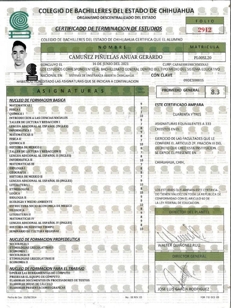 Camuñez Piñuelas Anuar Gerardo | PDF