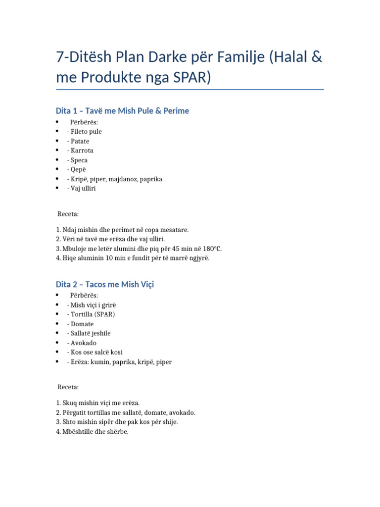Plan Darkash 7 Ditore Halal | PDF