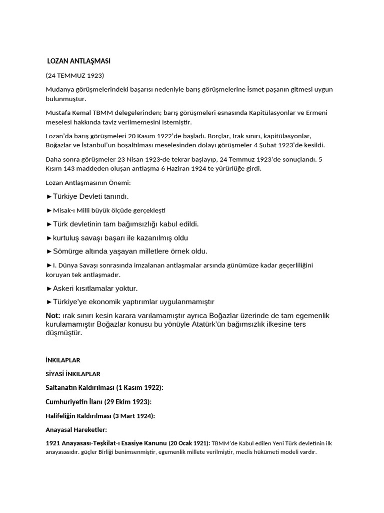 Bahar Final Notları | PDF