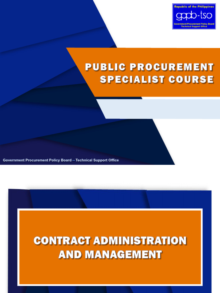 Contract Management and Administration Guide | PDF | Procurement | Business