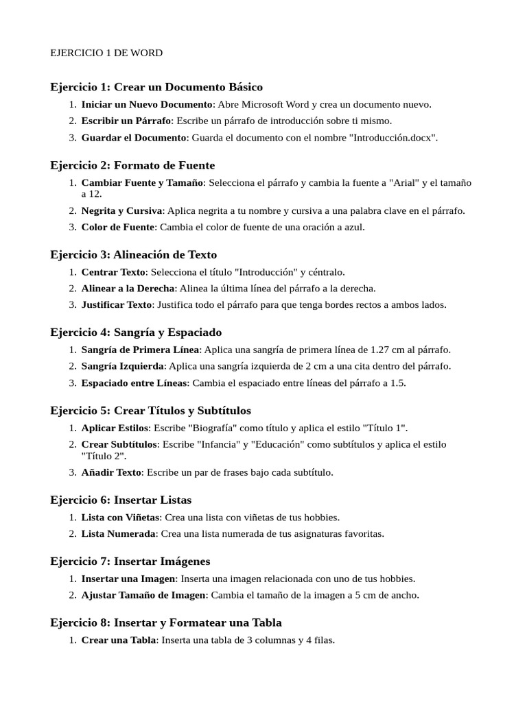 Ejercicio1 WORD Ayuda | PDF | Microsoft Word
