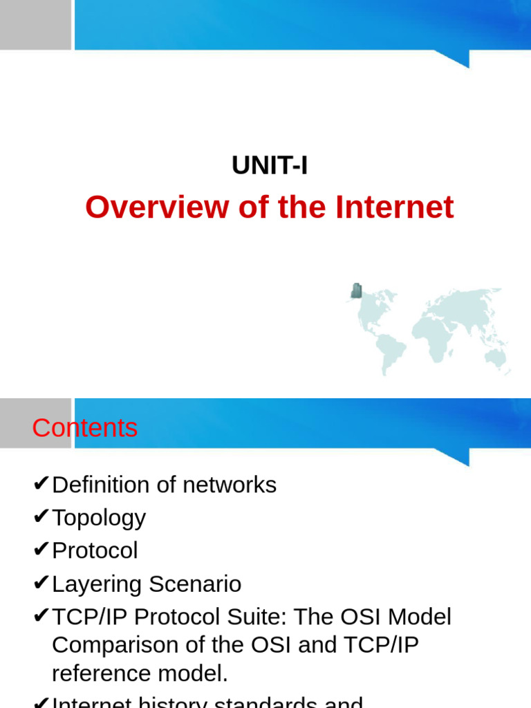 CN Unit1 | PDF | Network Topology | Computer Network