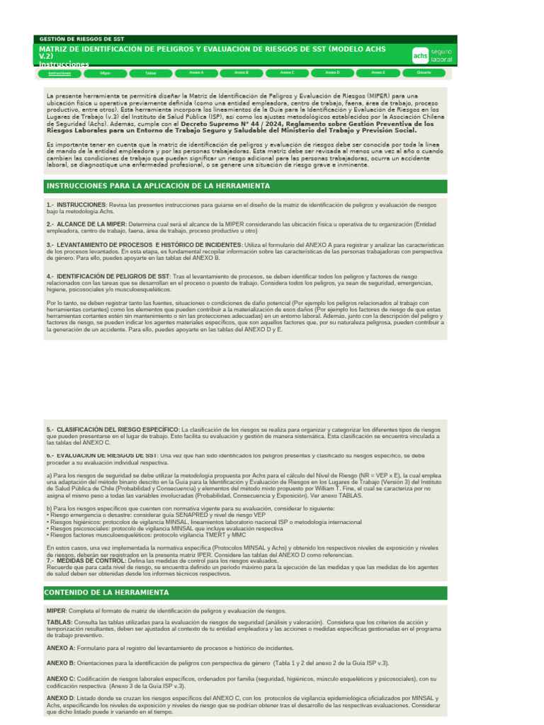 Matriz Iper | PDF | Riesgo | Evaluación de riesgos