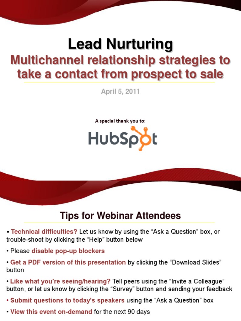 Lead Qualification Generation | PDF | Sales | Marketing