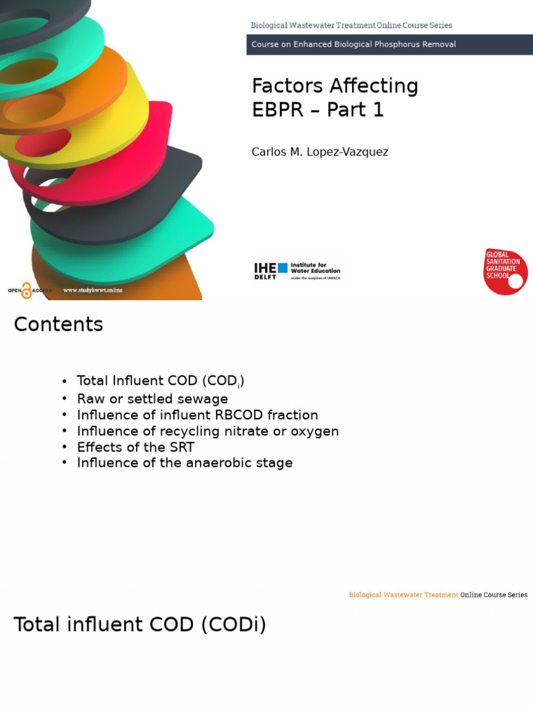 6.9 Factors Affecting EBPR - Part 1 | PDF