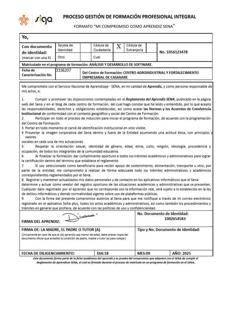 GFPI-F-015_Formato_Compromiso_del_Aprendiz_V2.docx (1) | PDF