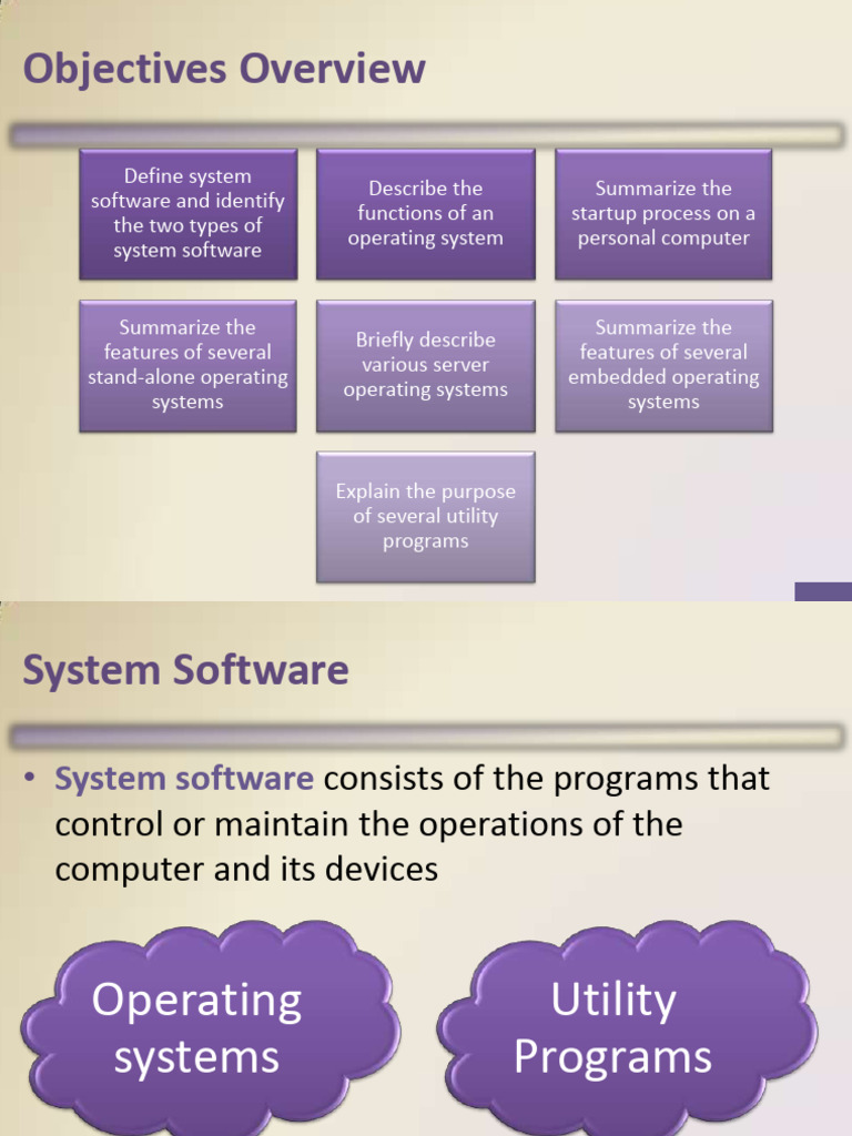 Overview of Operating Systems and Utilities | PDF | Operating System ...