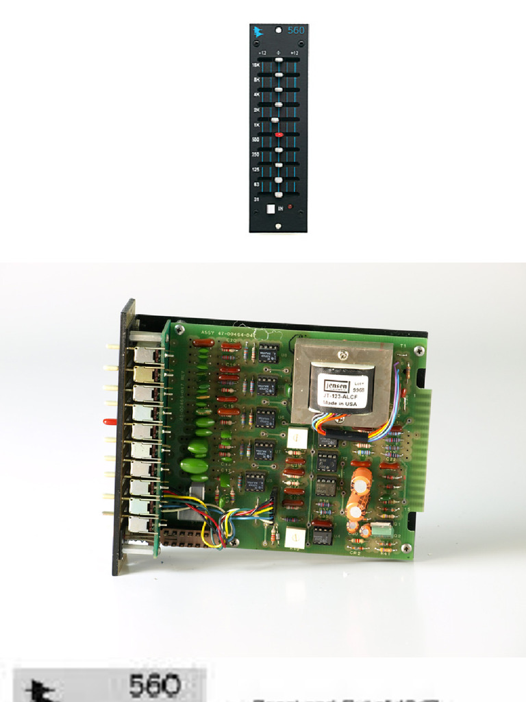 API 560 Graohic Equalizer 500 Module | PDF