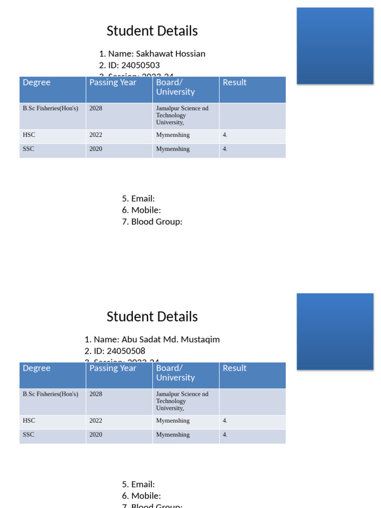 Corrected Student Details TableMoved | PDF | Chess Theory | Chess