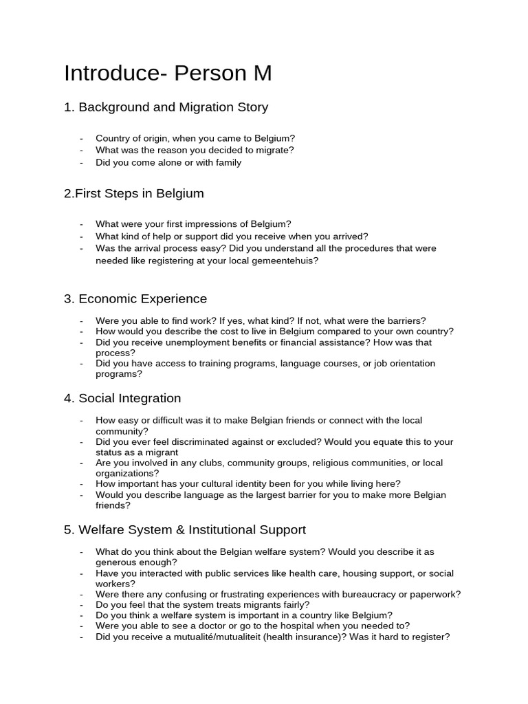 Socio Economic Analysis | PDF | Immigration | Belgium