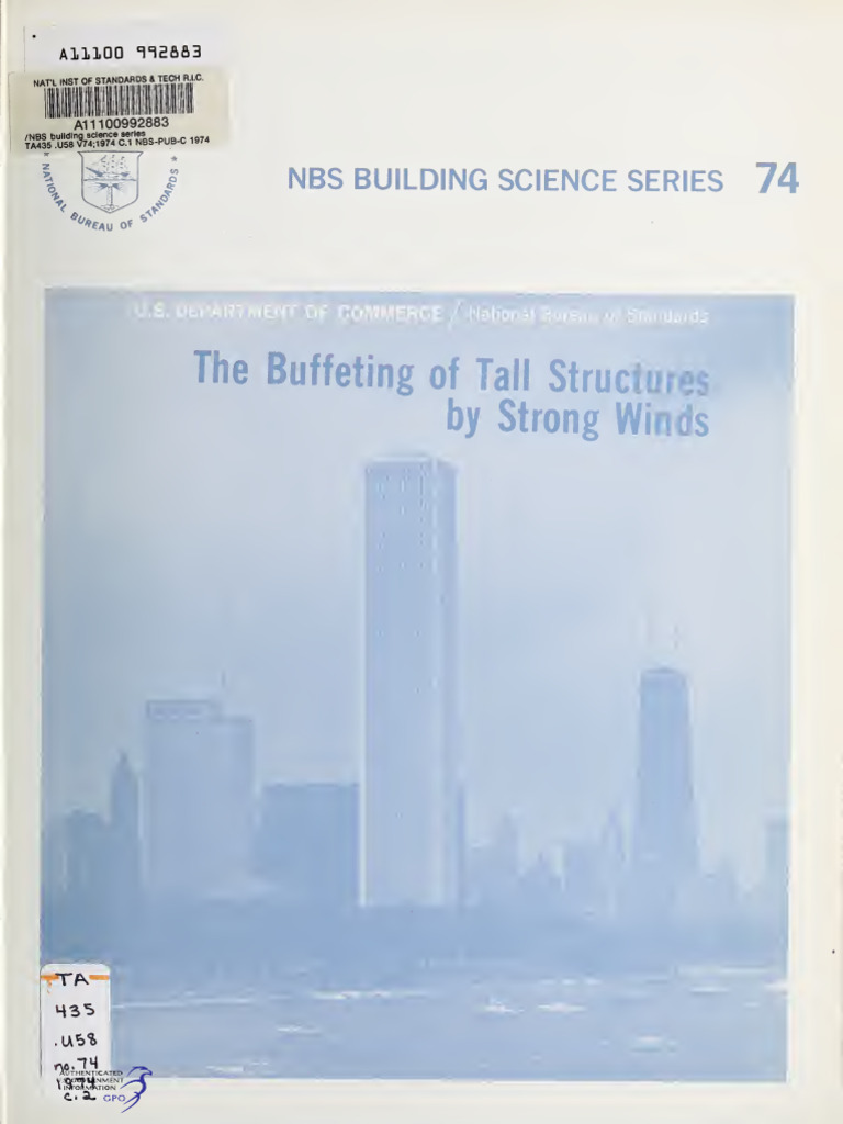 The Buffeting of Tall Structures by Strong Winds Simui | PDF | Wound ...