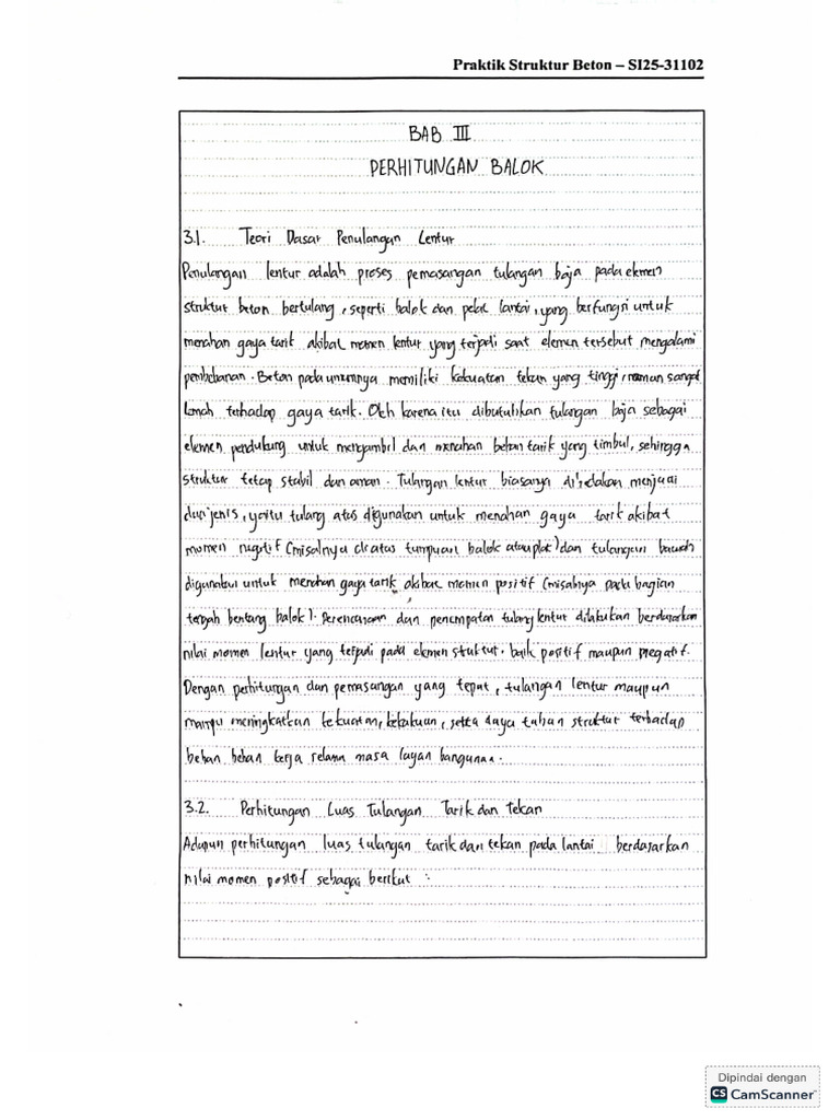 Laporan Beton Kelompok 3.2C-1 | PDF