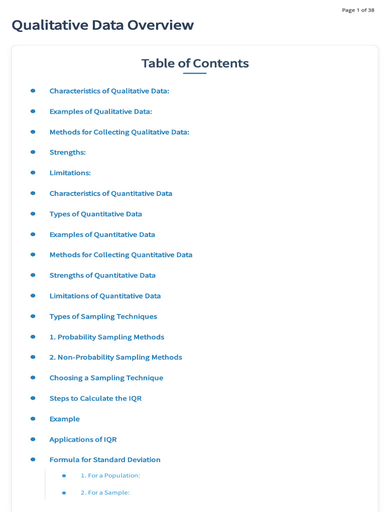 Qualitative and Quantitative Data Guide | PDF | Hypothesis | Apache Hadoop