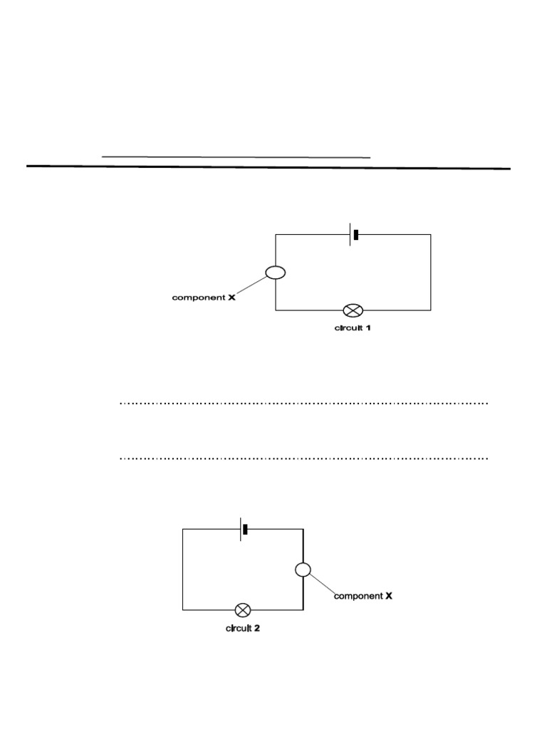 7th Grade Science Homework: Circuits | PDF