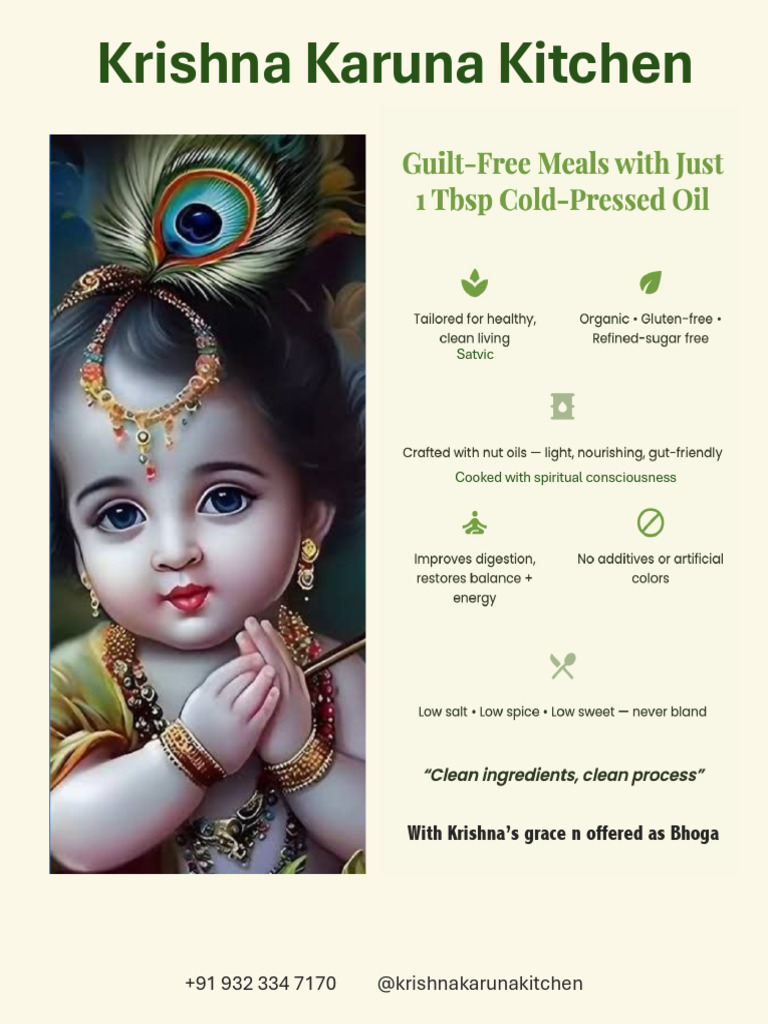 Krishna Karuna Kitchen (With Add) | PDF | Lunch | Soup