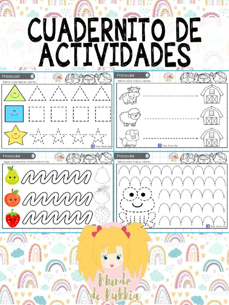 Actividades para Preescolar Recopilado Por Mundo de Rukkia | PDF