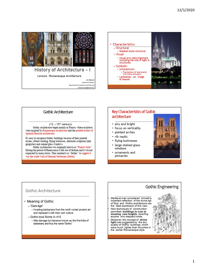Ribbed Vaulting in Gothic Churches | PDF | Gothic Architecture | Vault ...