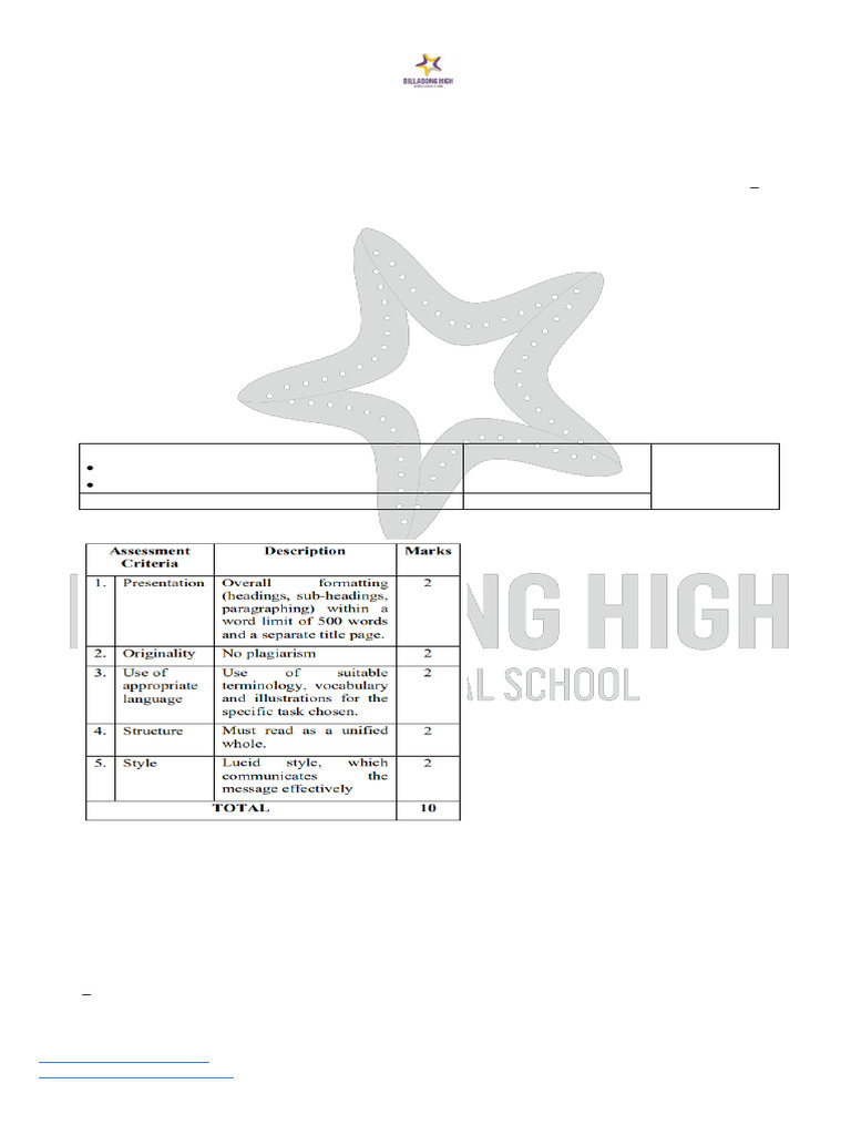 Grade 12 Eng Lang Summer Break Assignments and Project Work 2025 26 | PDF | Human Communication