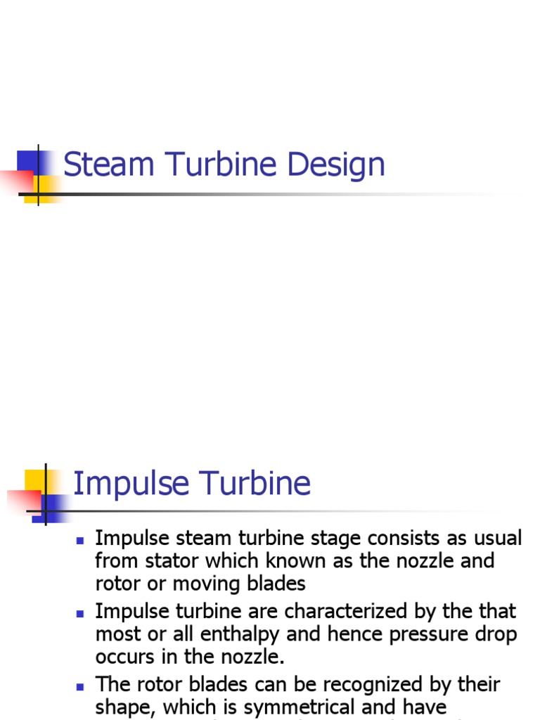 Steam Turbine Design Guide | PDF | Turbine | Energy Conversion