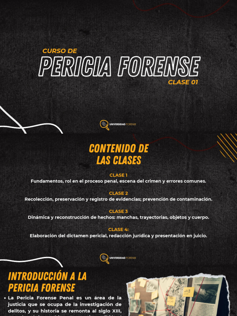 Introducción a la Pericia Forense | PDF | Ciencia forense | Crímenes